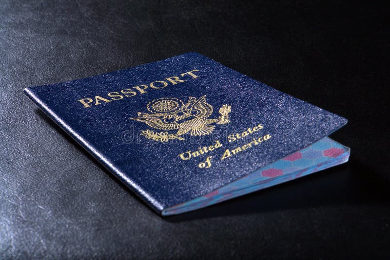 American Citizenship United States Passport Stock Image Image Of