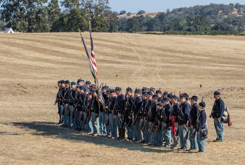 American Civil War Reenactors Editorial Stock Photo - Image of conflict ...