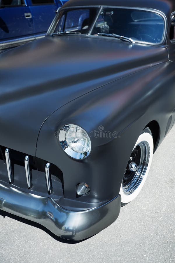 American Classic Car, Front View Stock Image - Image of luxury, chevy ...