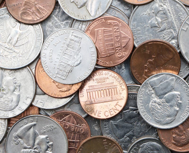 American Coins stock image. Image of dime, background - 43171823