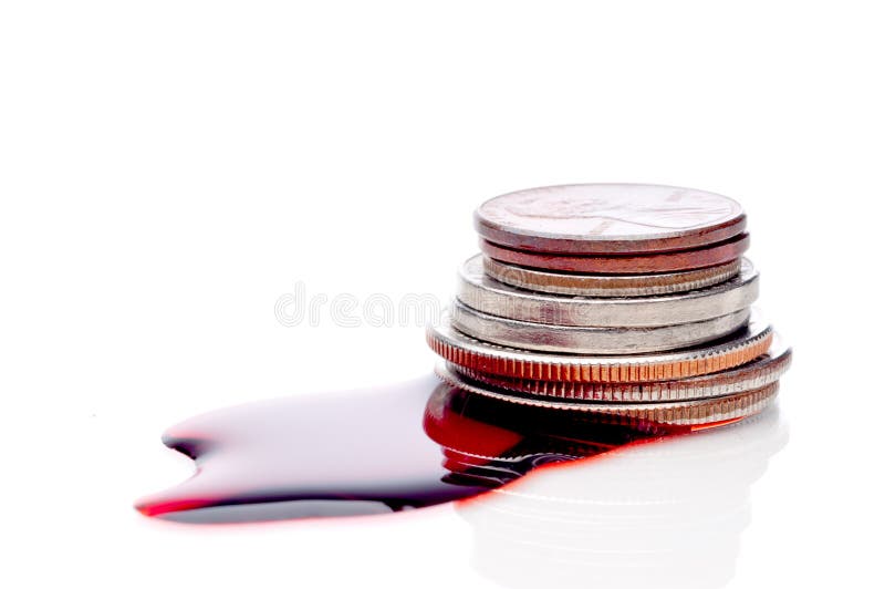 American Money Bleeding Recession Stock Photos - Free & Royalty-Free ...