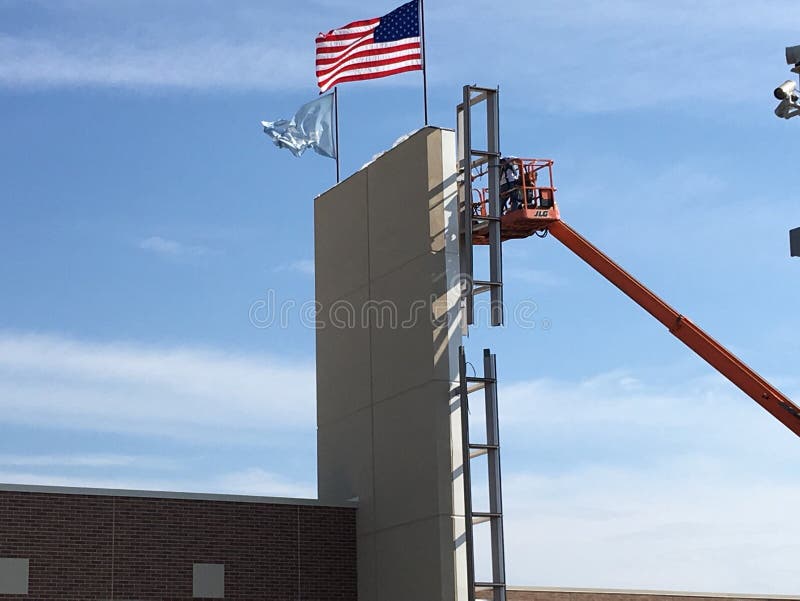 American construction editorial stock image. Image of construction ...