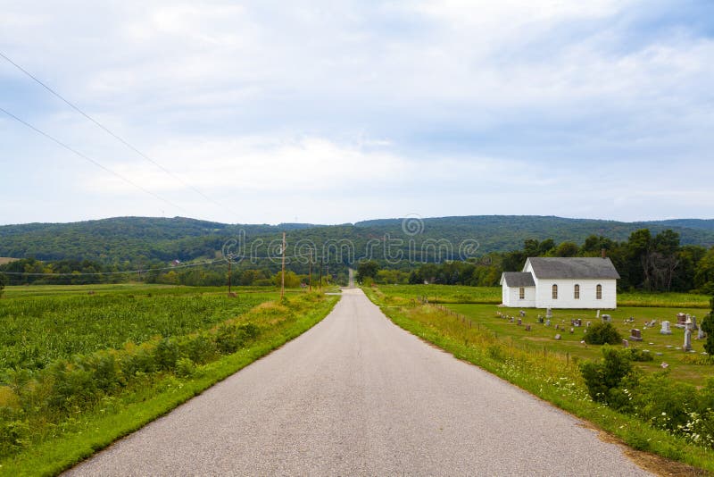 American Country stock image. Image of chapel, route - 26071163