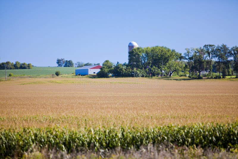 American Country Farm stock image. Image of building - 26695177