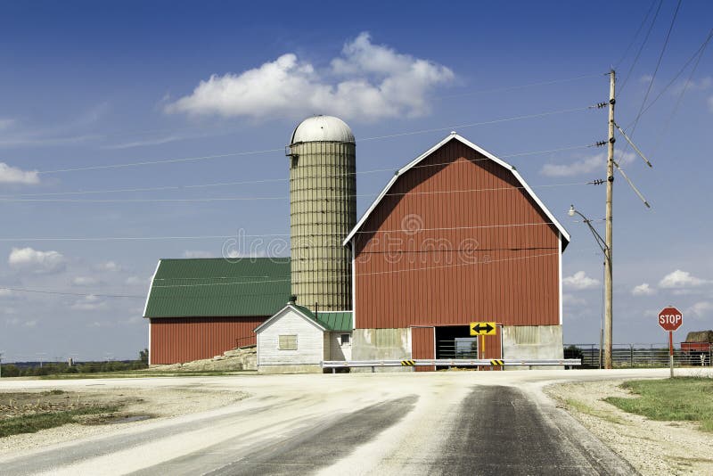 American country farm stock image. Image of barn, country - 27495119