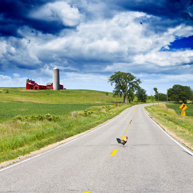 American Country Road stock image. Image of landscape - 25475065