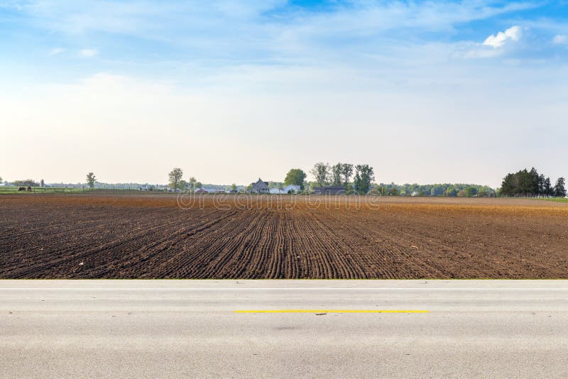 American Country Road stock image. Image of country, farmland - 31764159
