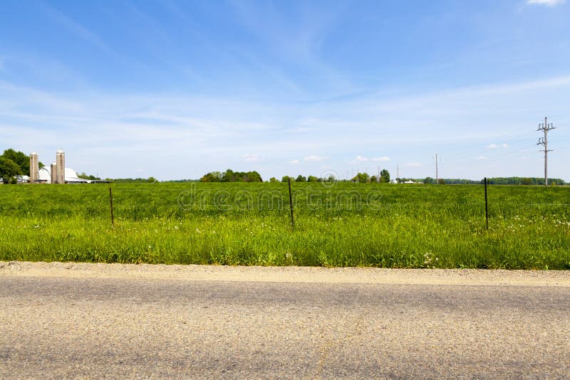 American Country Road stock photo. Image of main, hill - 31764810