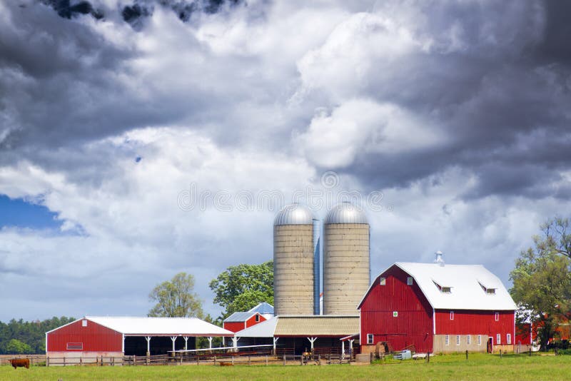 American Countryside stock photo. Image of horizon, moody - 24937838