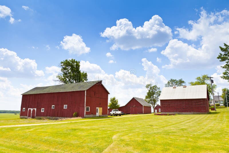 American Countryside stock image. Image of growth, clouds - 25191651
