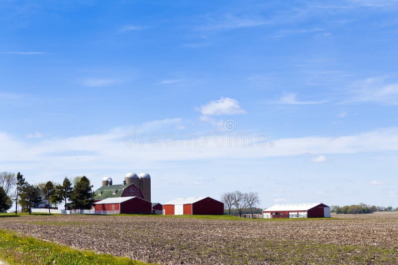 American Countryside Farm stock photo. Image of landscape - 25598488