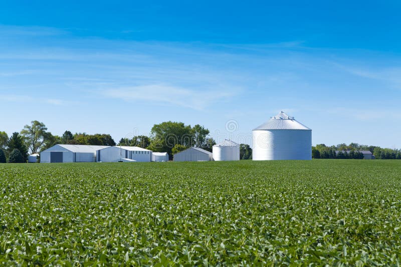 American Countryside Landscape Stock Image - Image of farmland, country ...
