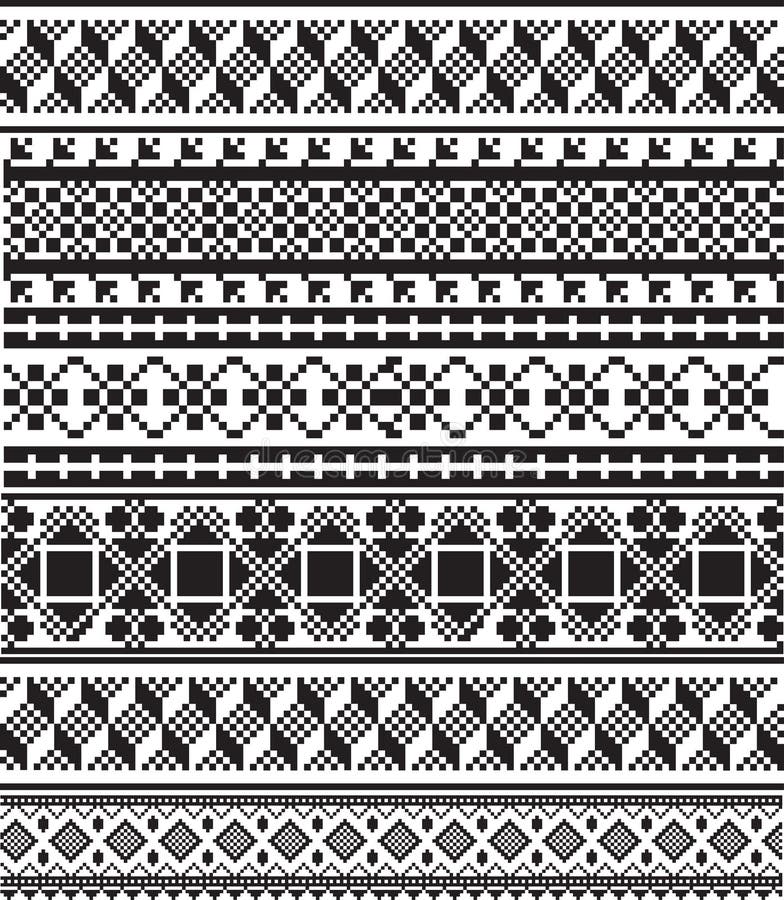 American culture pattern stock vector. Illustration of figures - 16025249