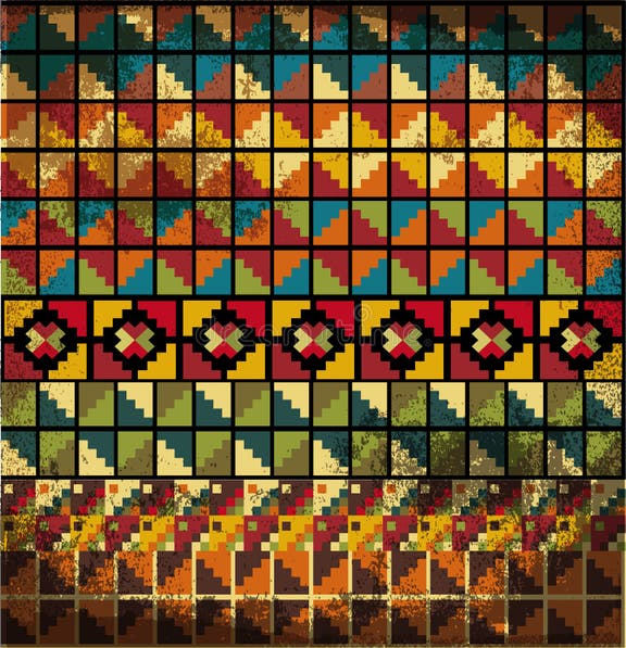 American culture pattern stock vector. Illustration of design - 20427591