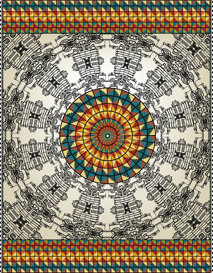 American culture pattern stock vector. Illustration of design - 20432855