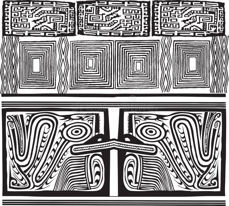 American culture pattern stock vector. Illustration of archeology ...