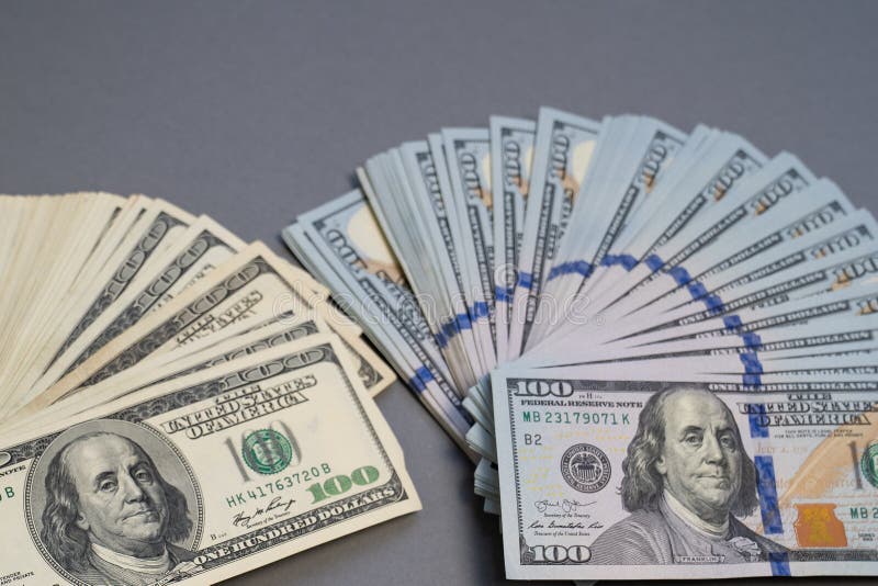 American Dollar Banknotes Stack, Old Banknotes Vs New, Pack of Money ...