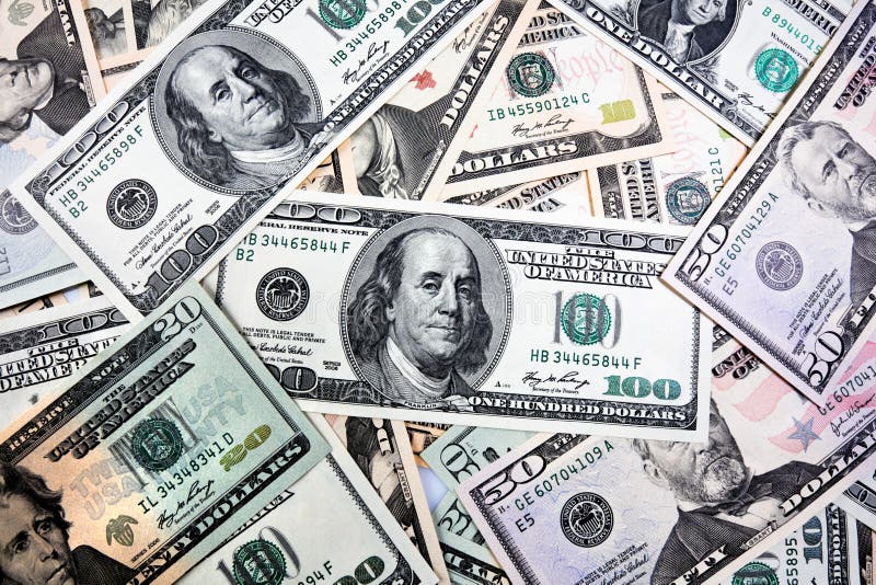 American Dollar bills stock photo. Image of america, dollar - 14623162