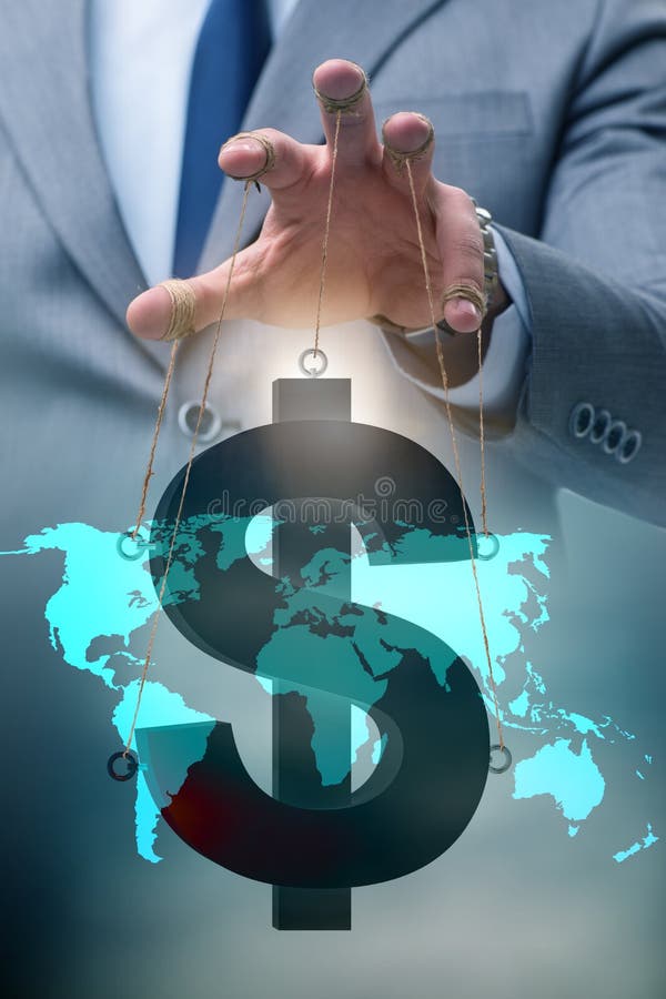 The American Dollar in Floating Exchange Rate Concept Stock Photo ...