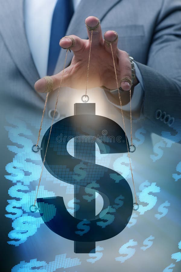 The American Dollar in Floating Exchange Rate Concept Stock Photo ...