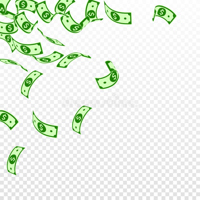 Floating Dollar Bills Stock Illustrations – 340 Floating Dollar Bills ...