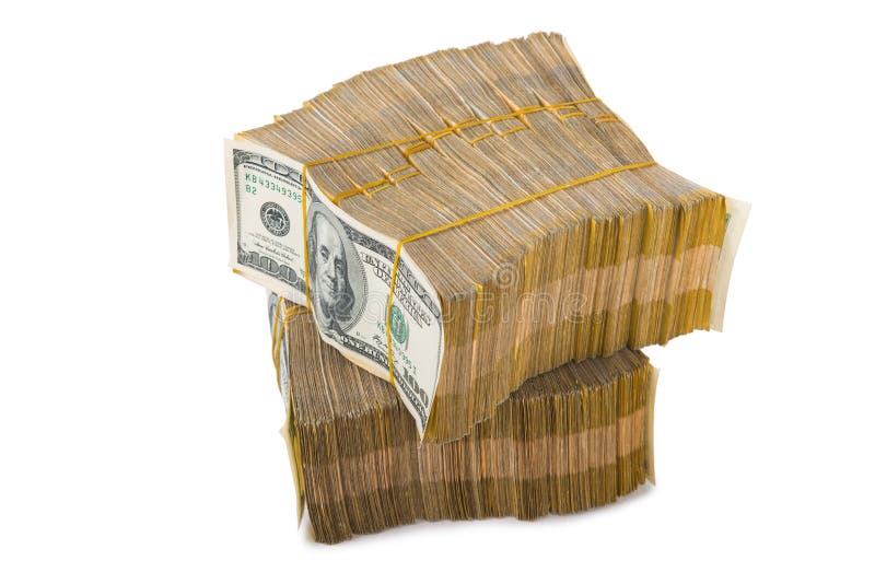 American dollar stack stock image. Image of close, business - 43189133