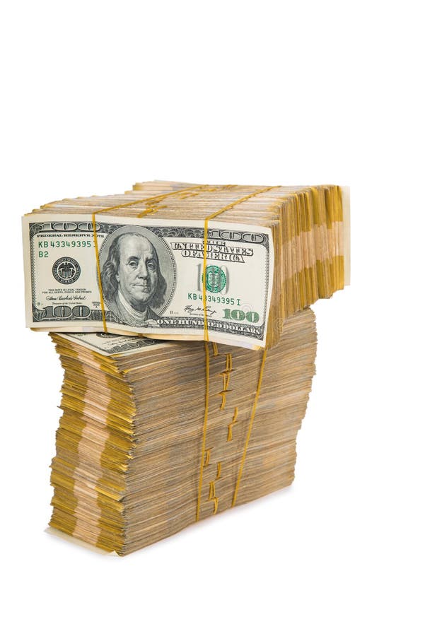 American dollar stack stock photo. Image of bank, finances - 44760688