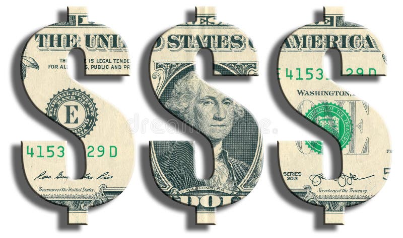 American Dollar Symbol. US Dollar Texture. Stock Illustration ...