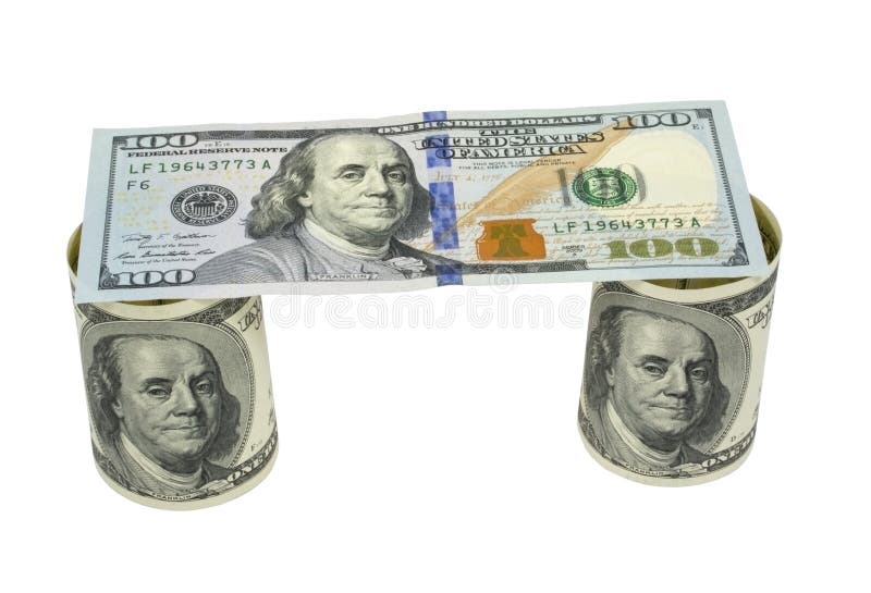 American dollars rolled up stock image. Image of american - 36521733