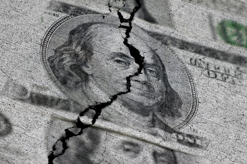 American Dollars Torn or Ripped Stock Photo - Image of america, flow ...