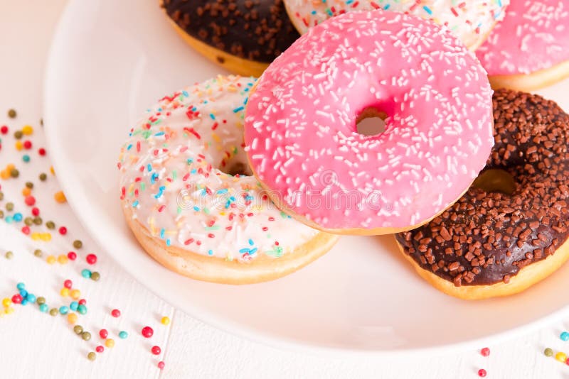 American donuts. stock photo. Image of delicious, dish - 85342516
