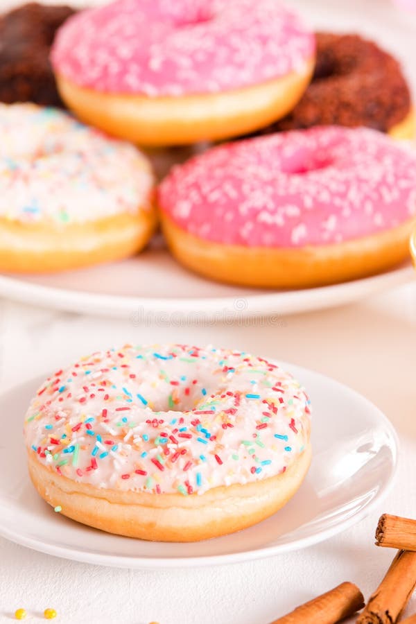 American donuts. stock photo. Image of flakes, doughnut - 89129378