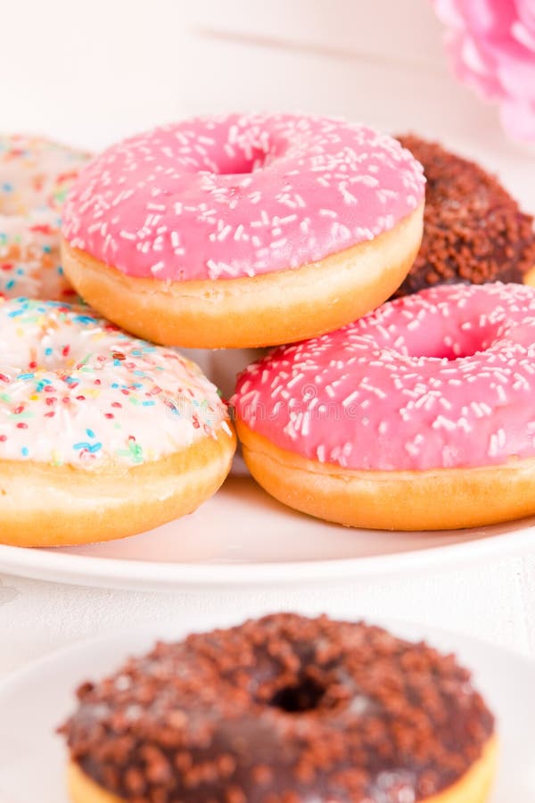 American donuts. stock photo. Image of glazing, berliner - 88044536