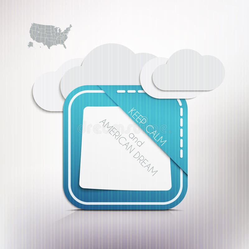 American dream stock vector. Illustration of decoration - 48028836