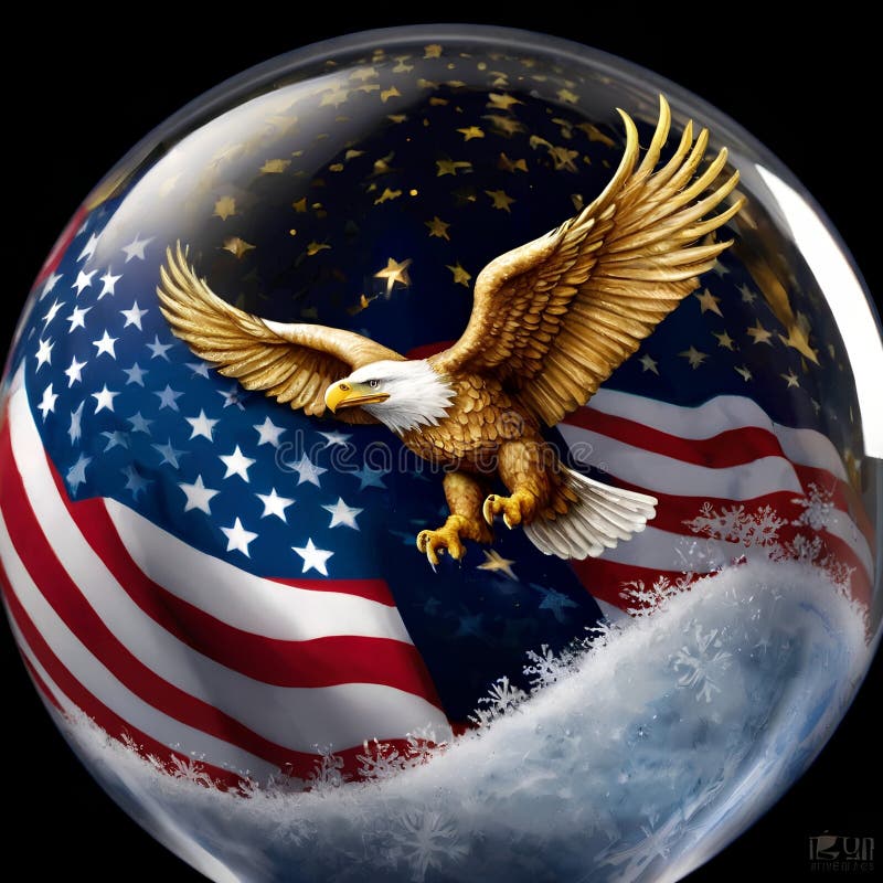 The American eagle stock illustration. Illustration of republican ...