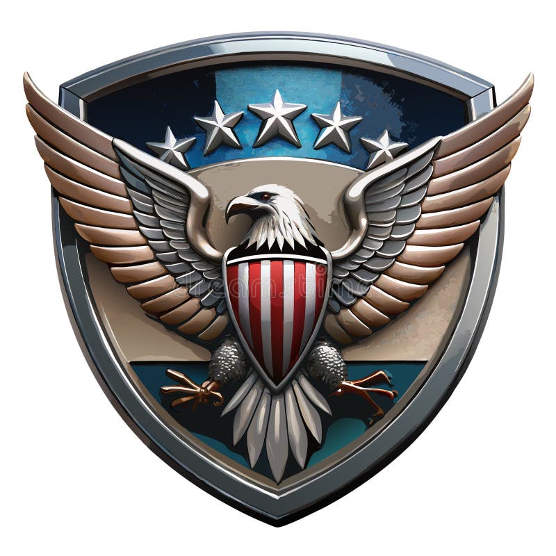 American Eagle Emblem Black Background Stock Illustrations – 3,648 American Eagle Emblem Black ...