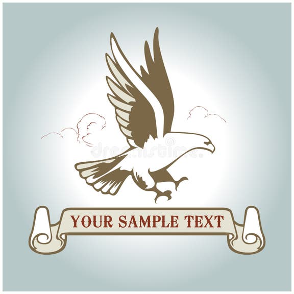 American eagle label stock vector. Illustration of states - 16602170