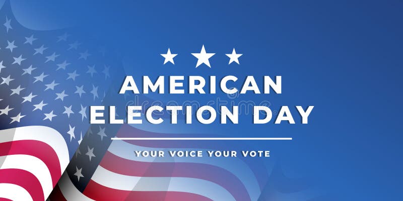 American Election Day Background Vector Stock Vector - Illustration of ...