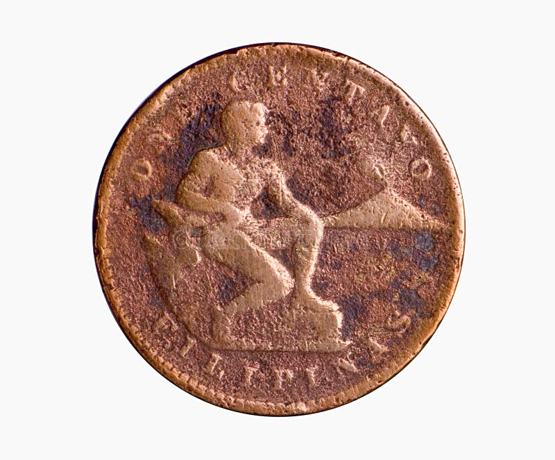 American Era Copper Coin stock photo. Image of close - 14901120