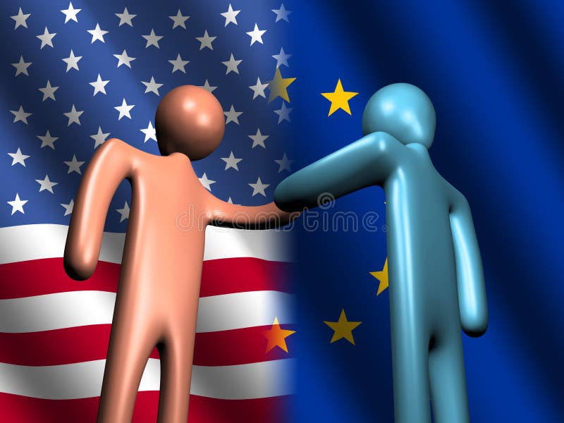 American EU meeting stock illustration. Illustration of meeting - 9185486