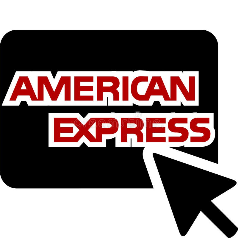 American express stock illustration. Illustration of label - 303347987