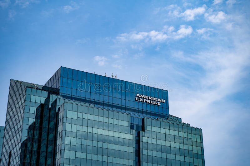 The American Express Building in North York District. Editorial Photo ...