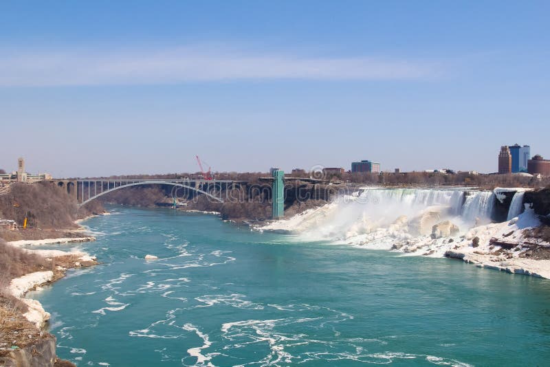 American Falls from Canada stock image. Image of niagara - 39957739