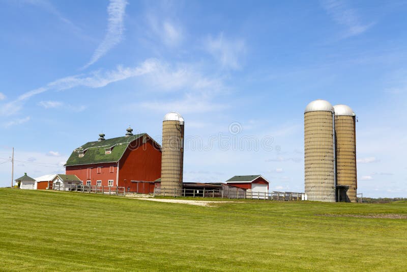 American Farm stock image. Image of scenery, outdoor - 24467875