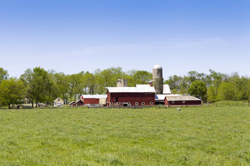 American Farm stock image. Image of midwest, local, land - 24814179