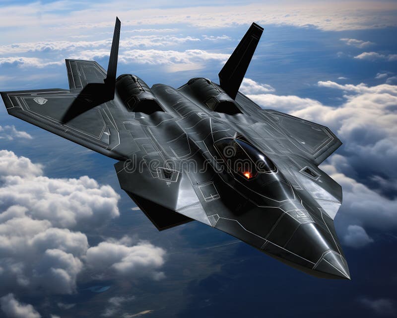 The American Fighter Jet: a Metallic Beast in the Sky Stock ...