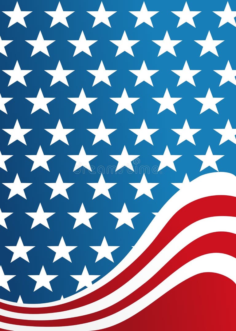 American Flag Ripple Vector Background Stock Illustrations – 654 ...