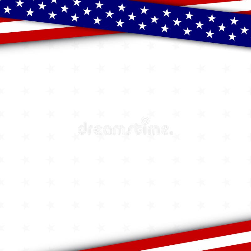 American Flag Background for Any Event Stock Vector - Illustration of ...