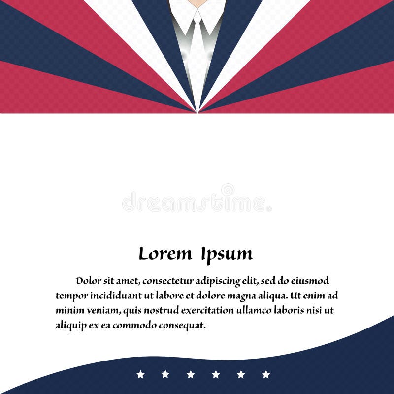 American Flag Background, Business Flag Background Stock Vector ...