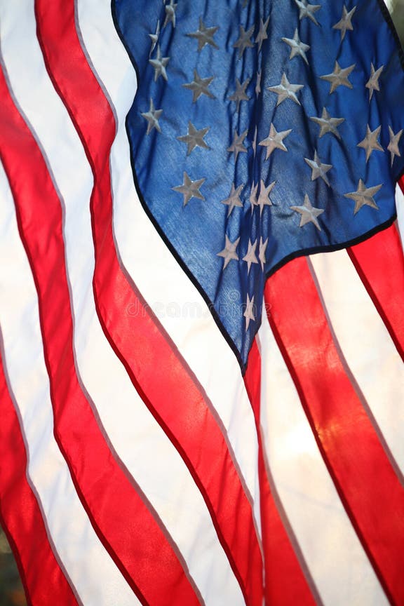 American Flag Backlit Sharp Stock Image - Image of country, diplomacy ...